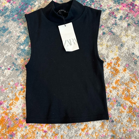 Zara | Tops | Zara Tank Top In Black | Poshmark